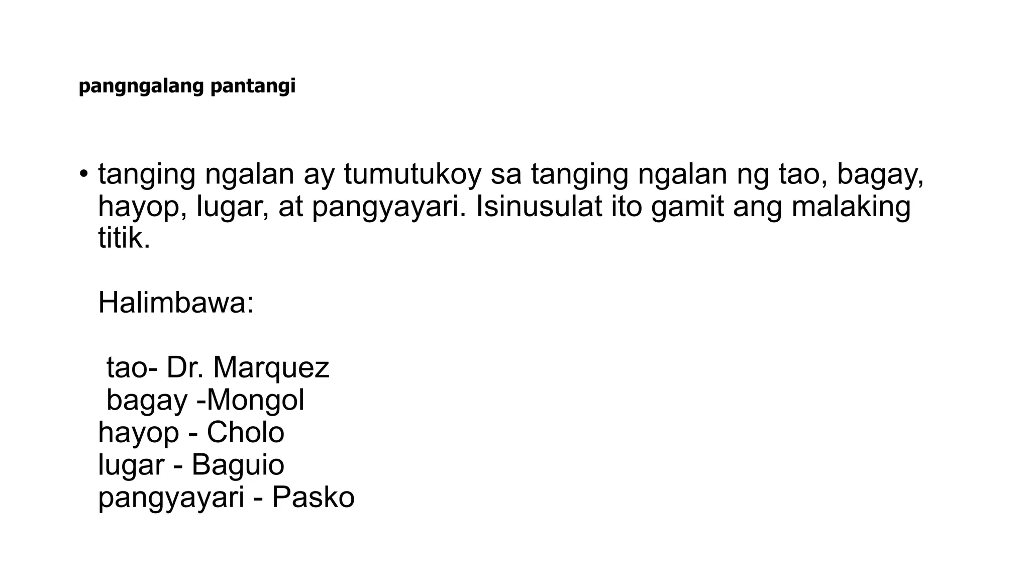 Karaniwang Ngalan filipino grade 2 33343-4-3 | PPTX