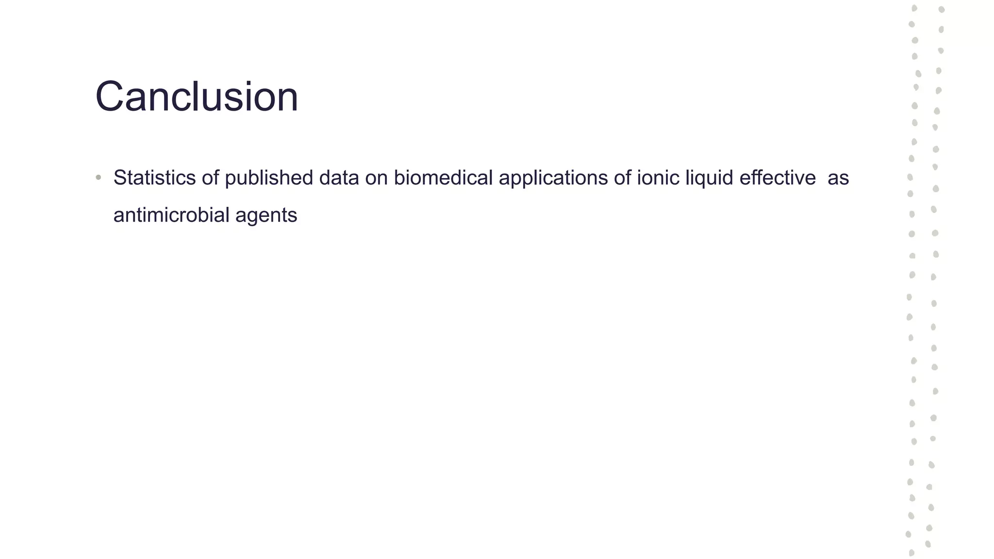 IONIC LIQUID AS AN ANTIMICROBIAL AGENT | PPTX