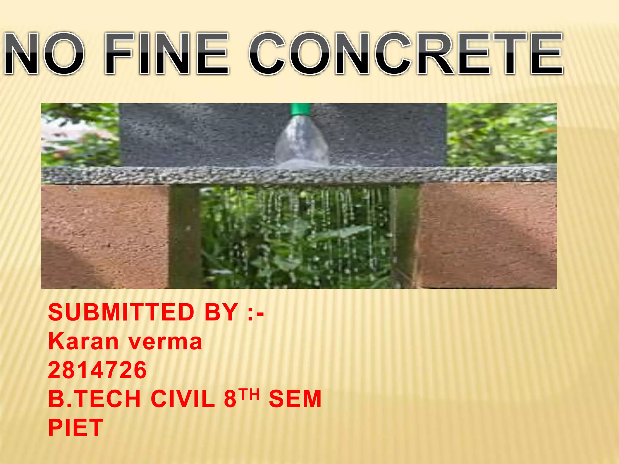 No fine concrete | PPTX