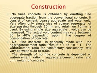 No fine concrete | PPTX
