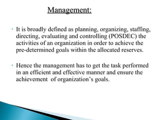 Management Control System | PPT