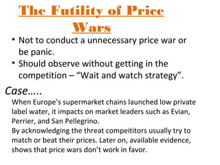 Strategies to fight low cost rivals | PPT