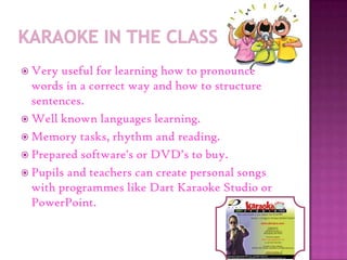 Karaoke in the class | PPTX | World/International Music | Music