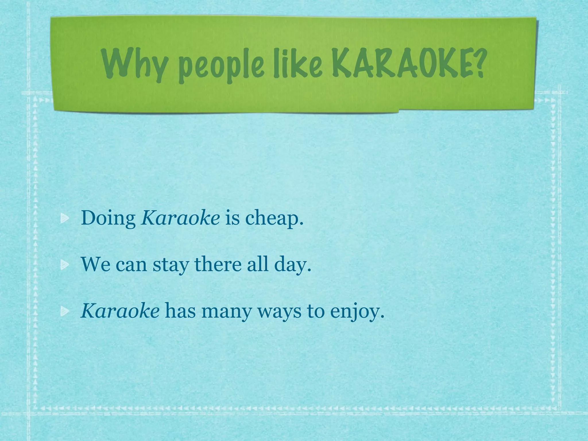 Karaoke | PDF