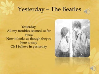 Karaoke yesterday | PPTX