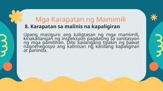 KARAPATAN AT MGA TUNGKULIN NG MGA MAMIMILI.pptx