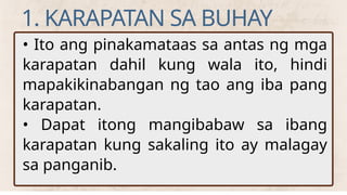 karapatan at tungkulin-edulasyon sa pagpapakatao 9 | PPTX
