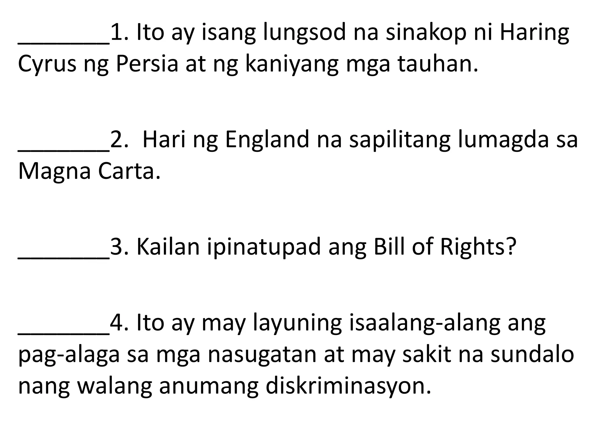 Karapatang Pantao.pptx Araling Panlipunan | PPTX