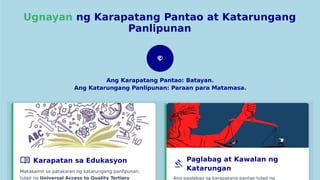 karapatang pantao PowerPointpresentation | PPTX