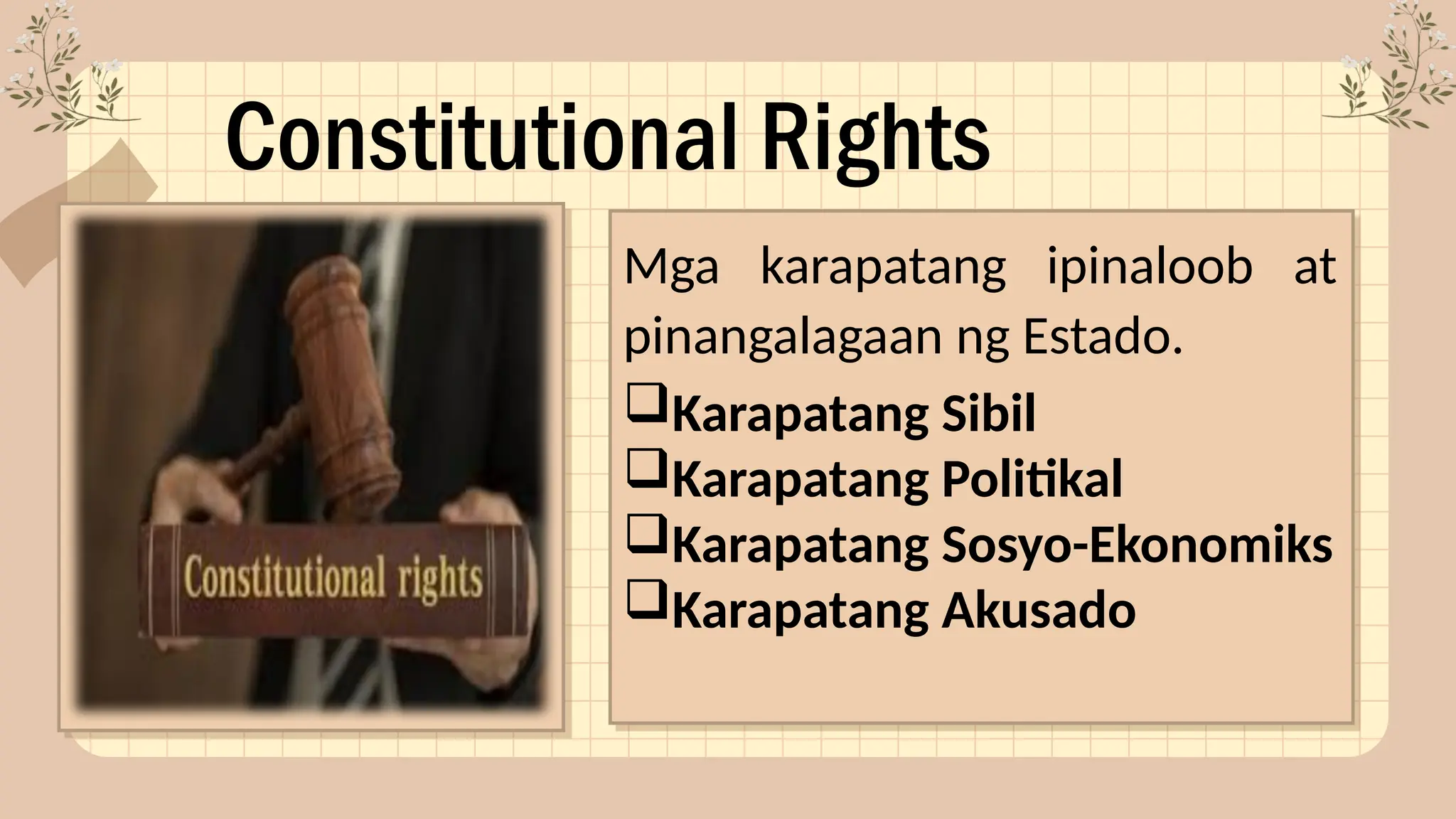 Karapatang Pantao sa Pilipinas Powerpoint | PPTX