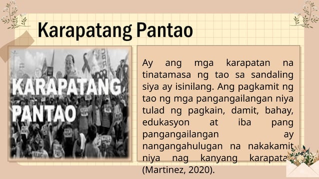 Karapatang Pantao sa Pilipinas Powerpoint | PPTX