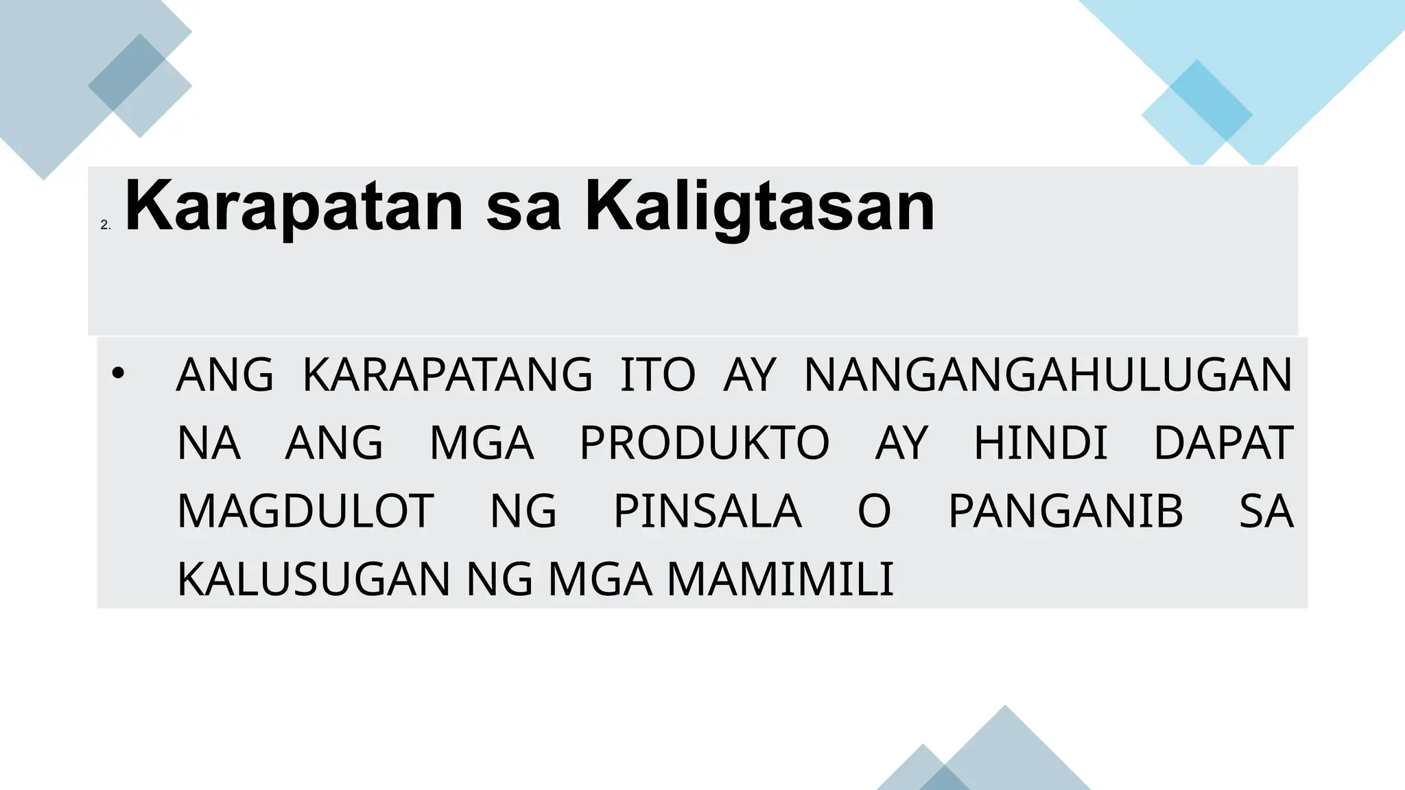 KARAPATAN NG AT TUNGKULIN BILANG ISANG MAMIMILI.pptx