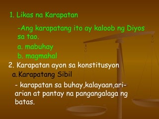 Karapatan ng mamamayan | PPT