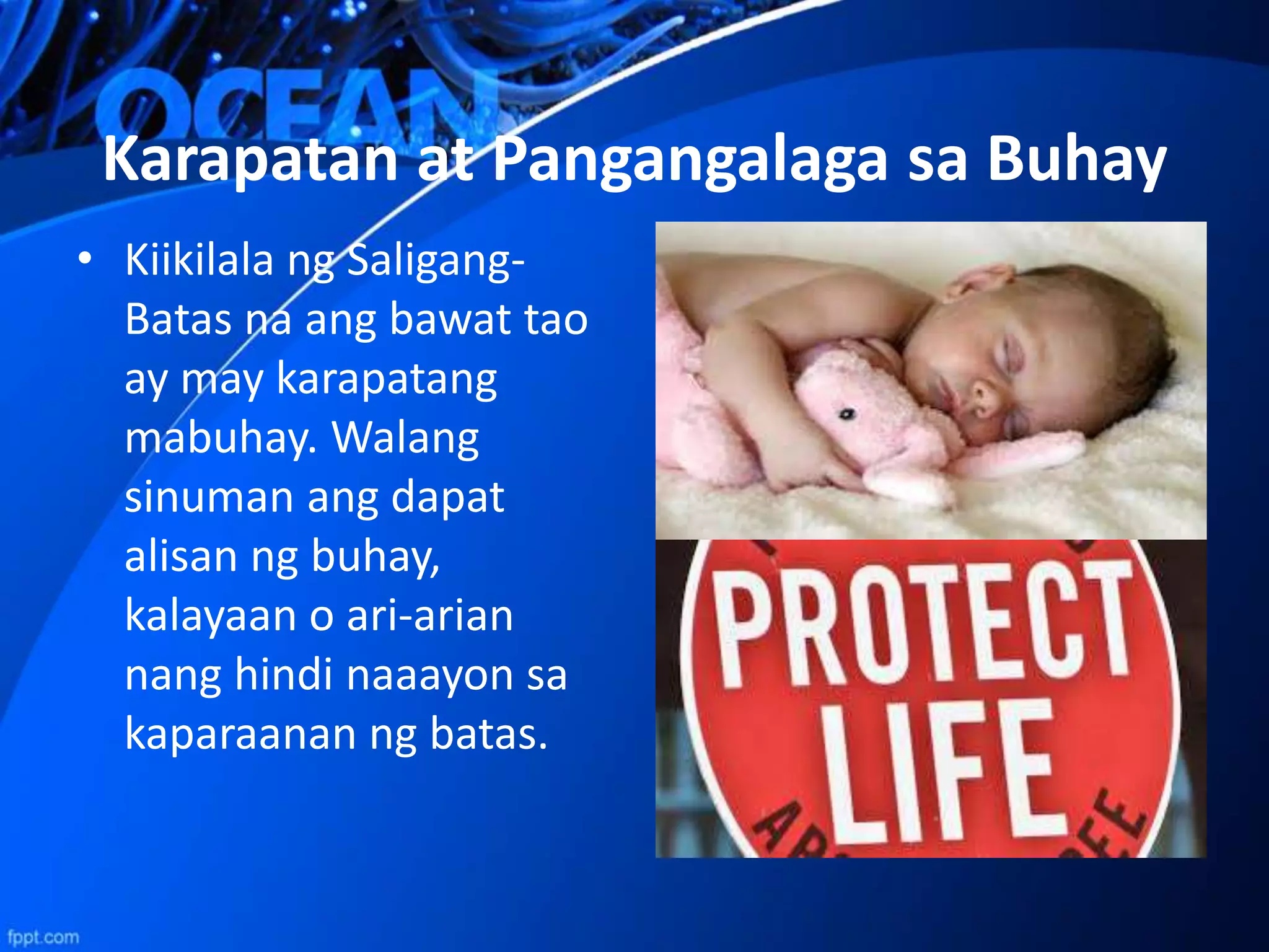 Karapatan ng mamamayang Pilipino | PPTX