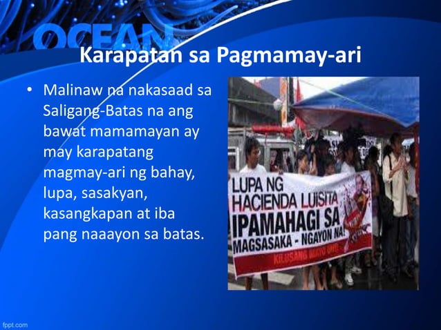 Karapatan ng mamamayang Pilipino | PPTX