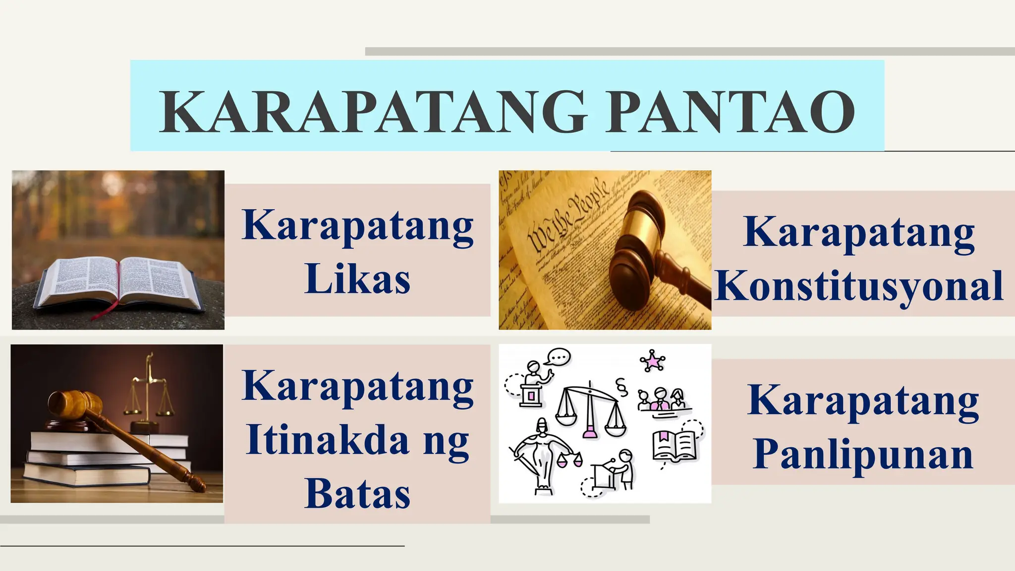 Karapatan ng Mamamayang Pilipino powerpoint presentation | PPTX
