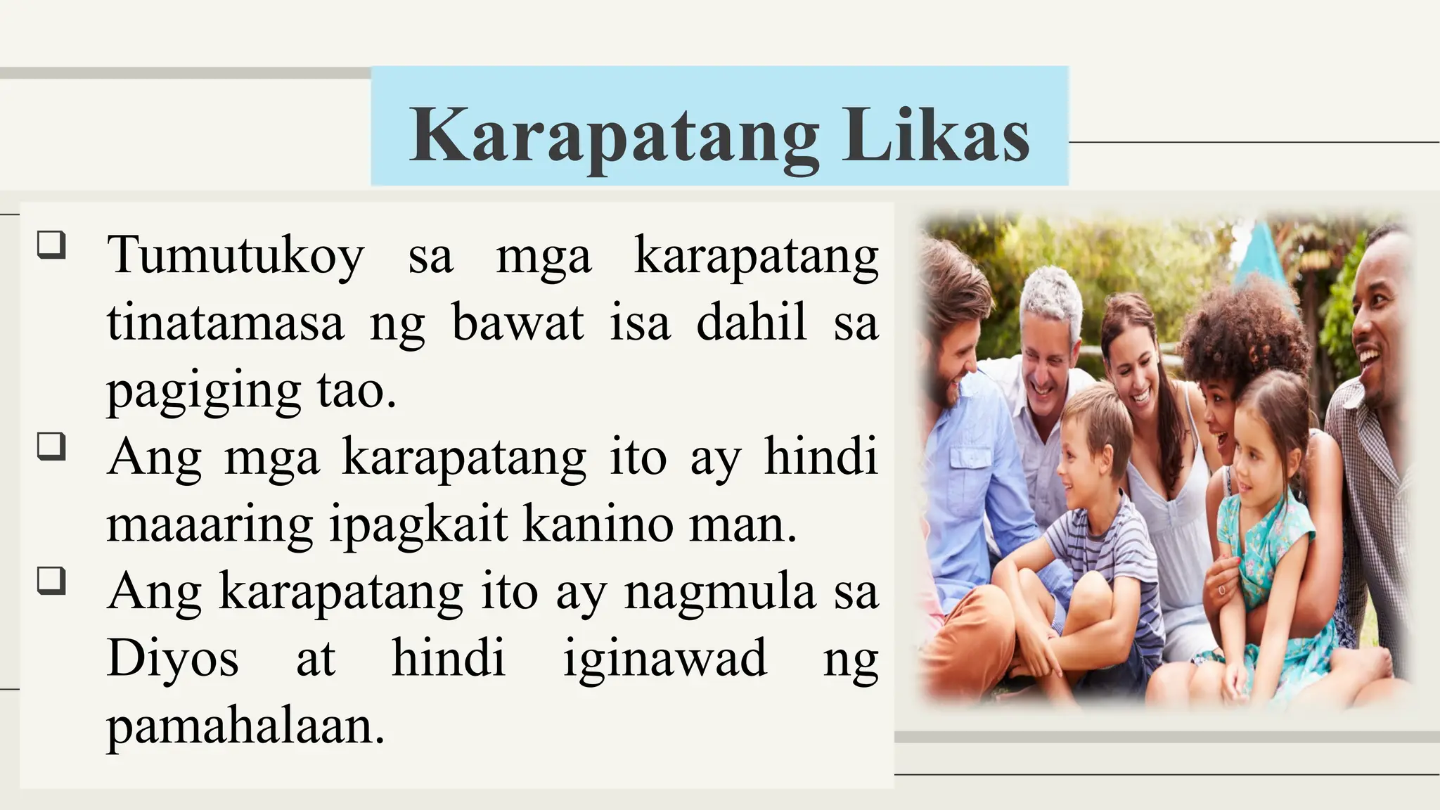 Karapatan ng Mamamayang Pilipino powerpoint presentation | PPTX