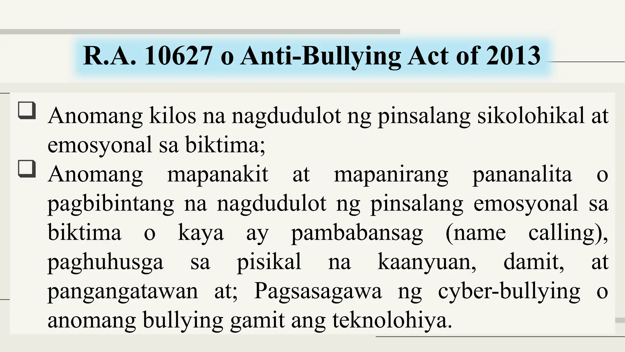 Karapatan ng Mamamayang Pilipino powerpoint presentation | PPTX