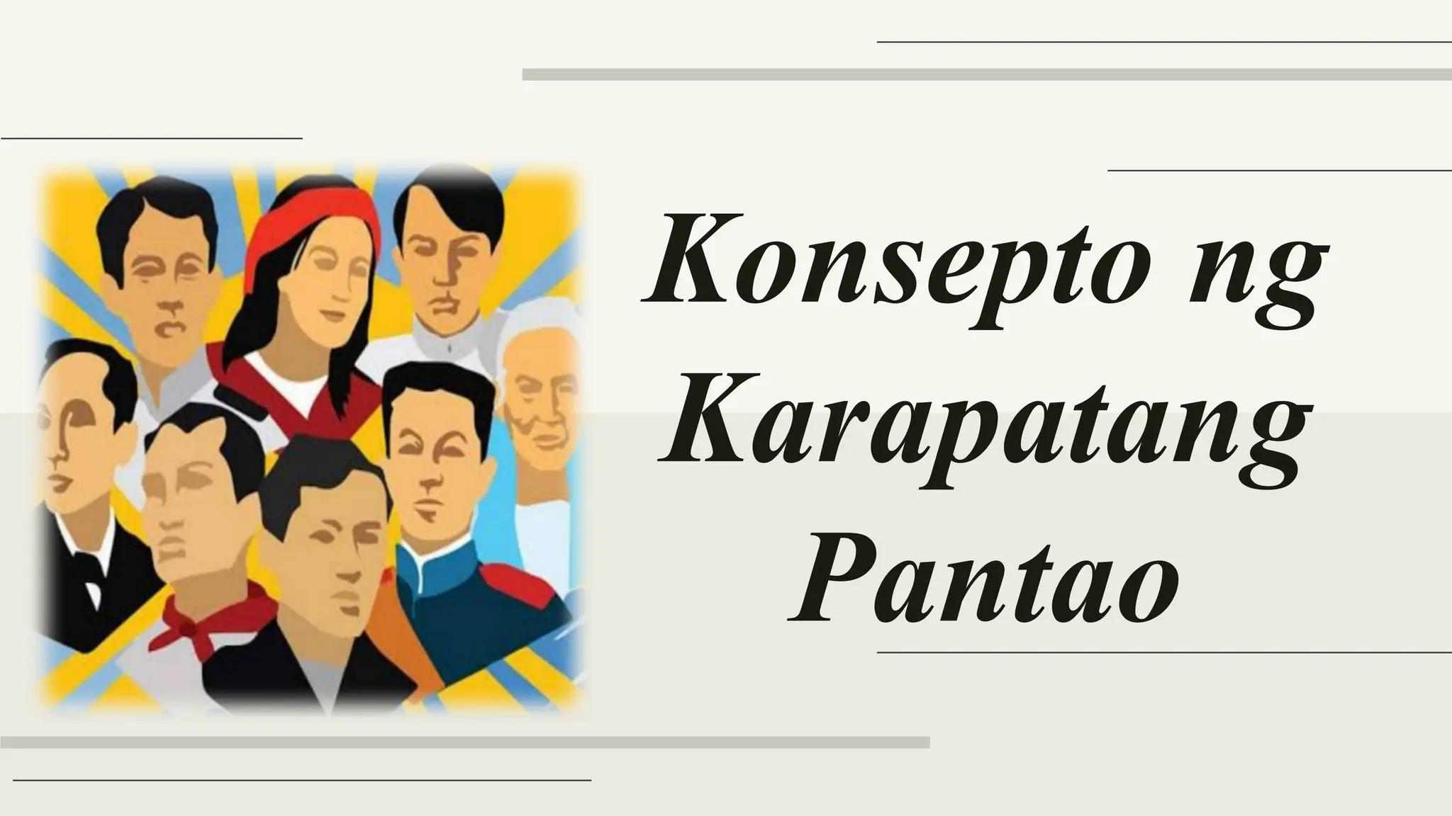 Karapatan ng Mamamayang Pilipino powerpoint presentation | PPTX