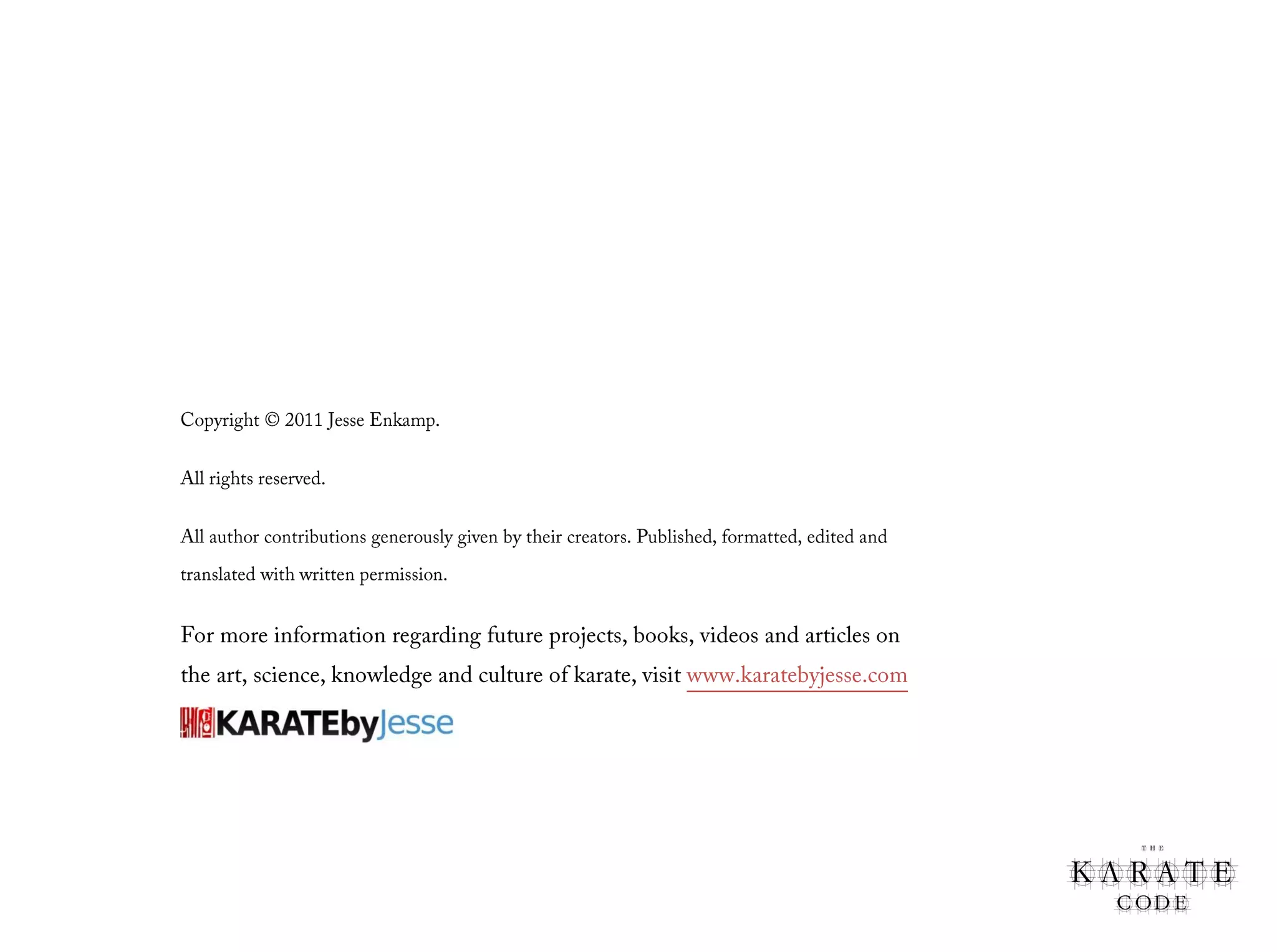 Karate code (karate by jesse) | PPT