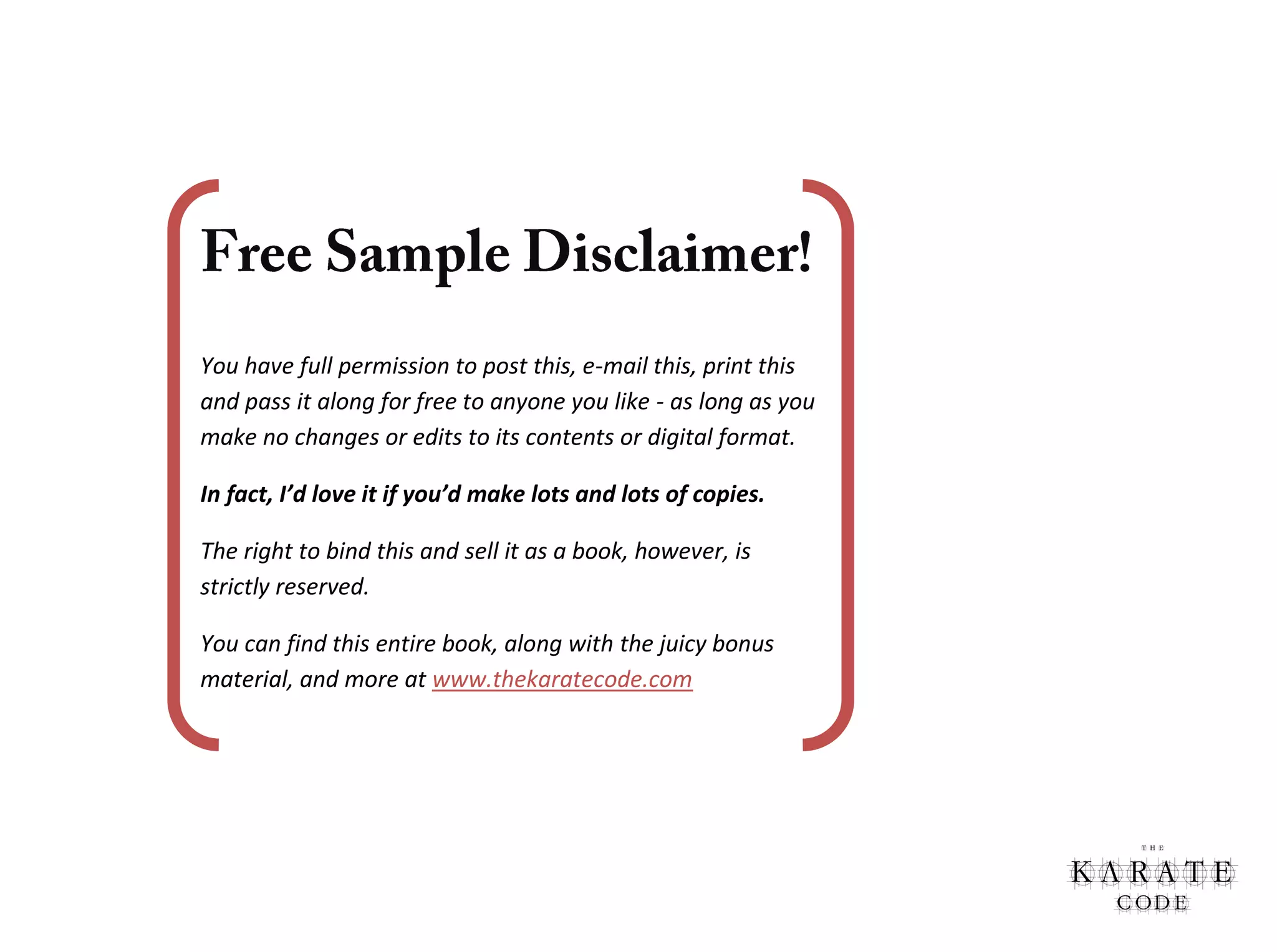 Karate code (karate by jesse) | PPT