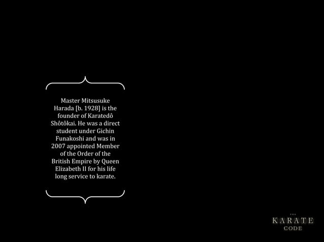 Karate code (karate by jesse) | PPT