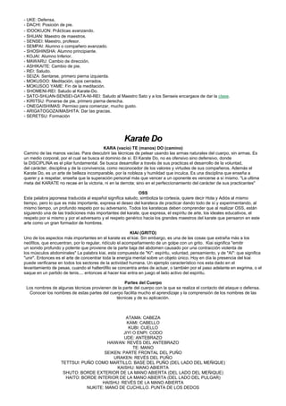 Karate-do guía básica movimientos revisado 4 | PDF