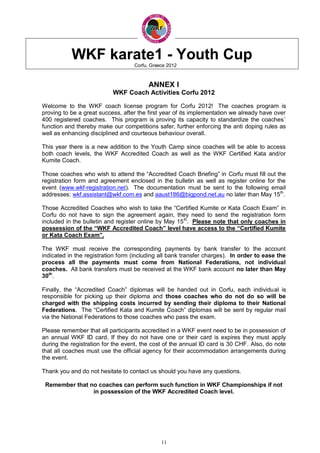 Karate1 youth%20 cup%20bulletin-vol3 | PDF