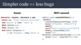 Karate - powerful and simple framework for REST API automation testing ...
