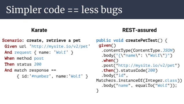 Karate - powerful and simple framework for REST API automation testing ...