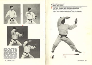 Karate kata Heian 4 - English (Shared by Zhou) | PDF