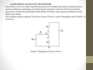 Karakteristik transistor (msaifullahzangky) | PPT