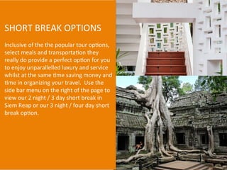 Siem Reap Short Break Brochure | PPT