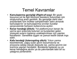 Karayoluna giriş ve temel kavramlar | PDF