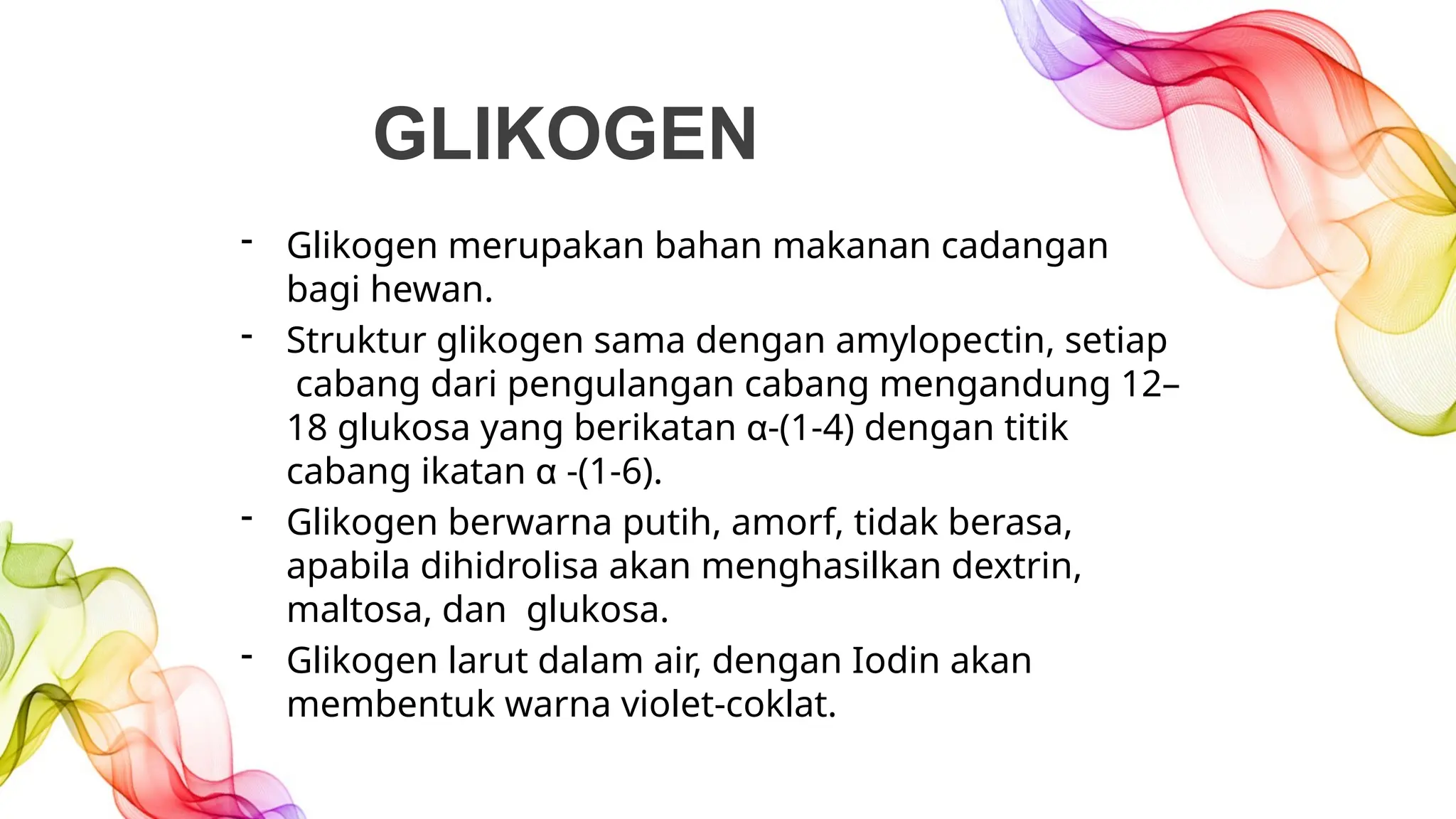 PPT Penjelasan, Reaksi dan Macam-macam Karbohidrat | PPTX