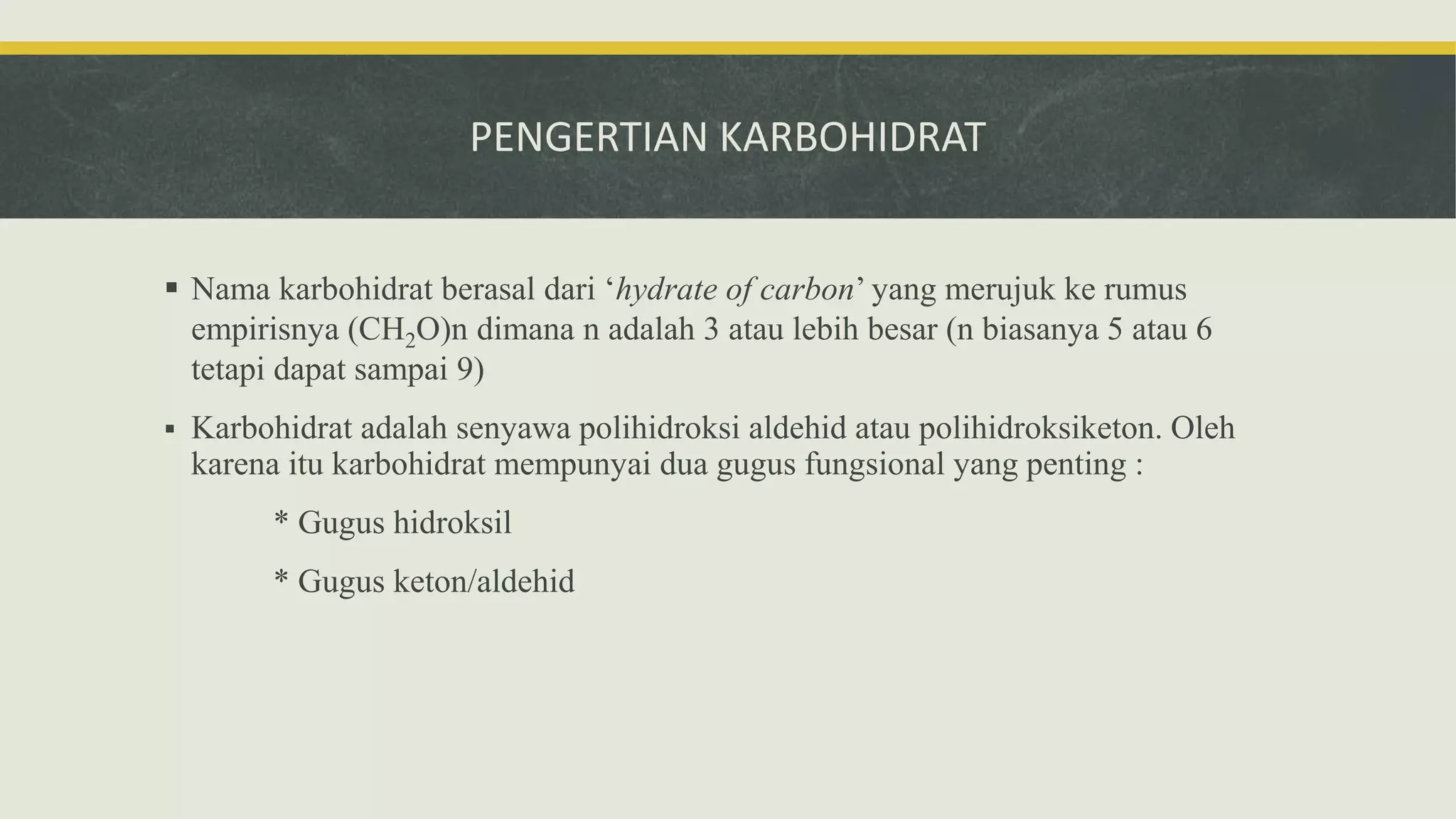 PPT Karbohidrat | PPTX