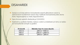 Ugljikohidrati | PPTX