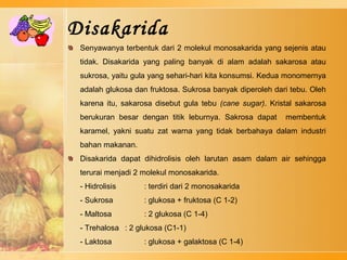 Karbohidrat revisi | PPT