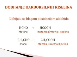 Karboksilne kiseline | PPT