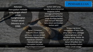 Karbon aktif tempurung kenari | PPTX