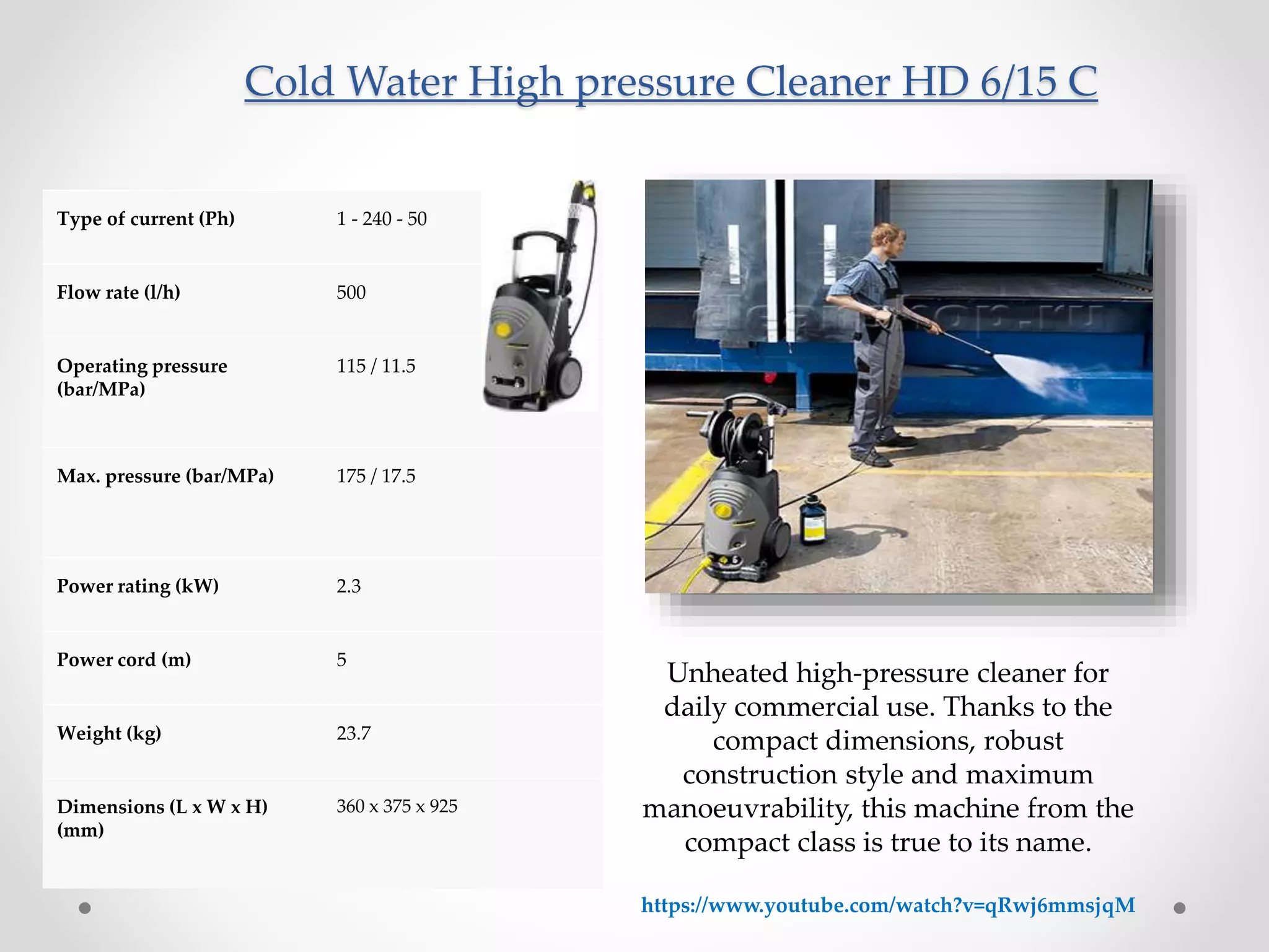 Karcher cleaning systems presentation Floor cleaning machines | PPTX