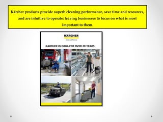 Karcher cleaning systems presentation Floor cleaning machines | PPTX