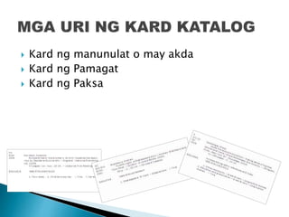 Kard Katalog at OPAC (Online Public Access Catalogue) | PPTX