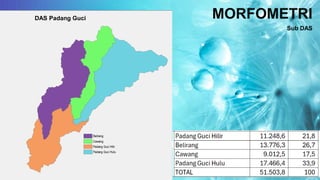 Identifikasi Karakteristik Daerah Aliran Sungai | PDF