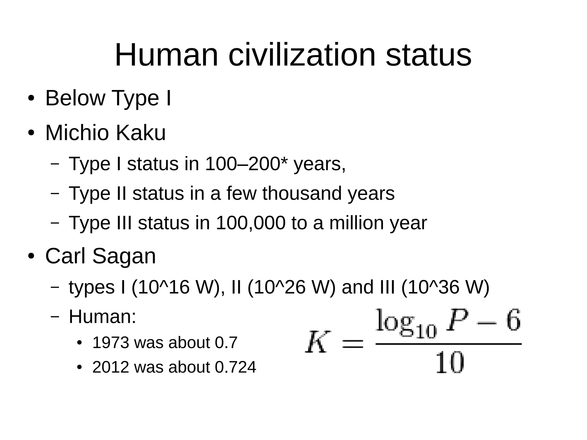 Kardashev scale | ODP