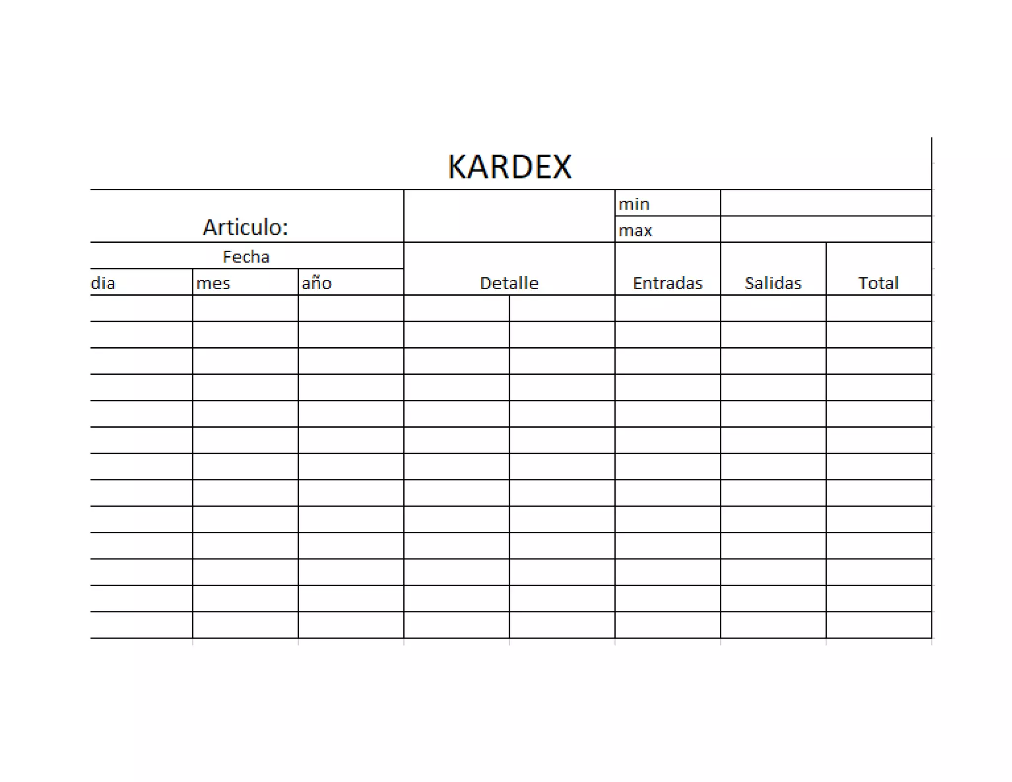 Kardex | DOCX