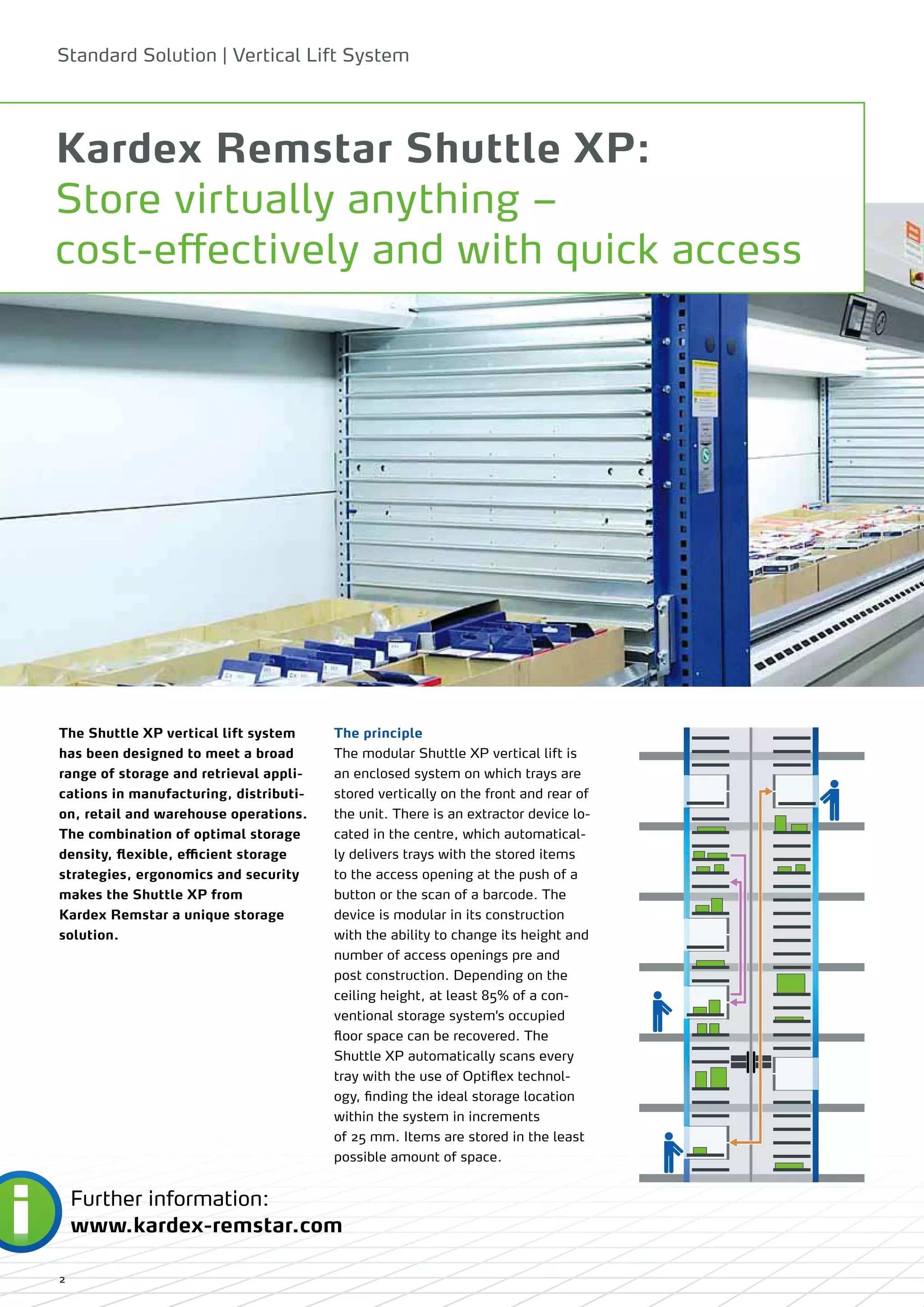 Shuttle XP vertical lift system | PDF