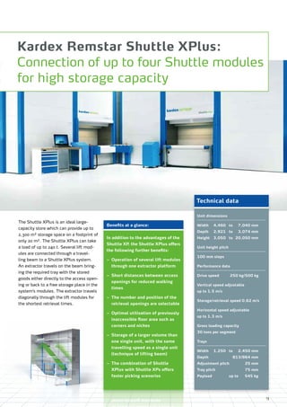 Shuttle XP vertical lift system | PDF