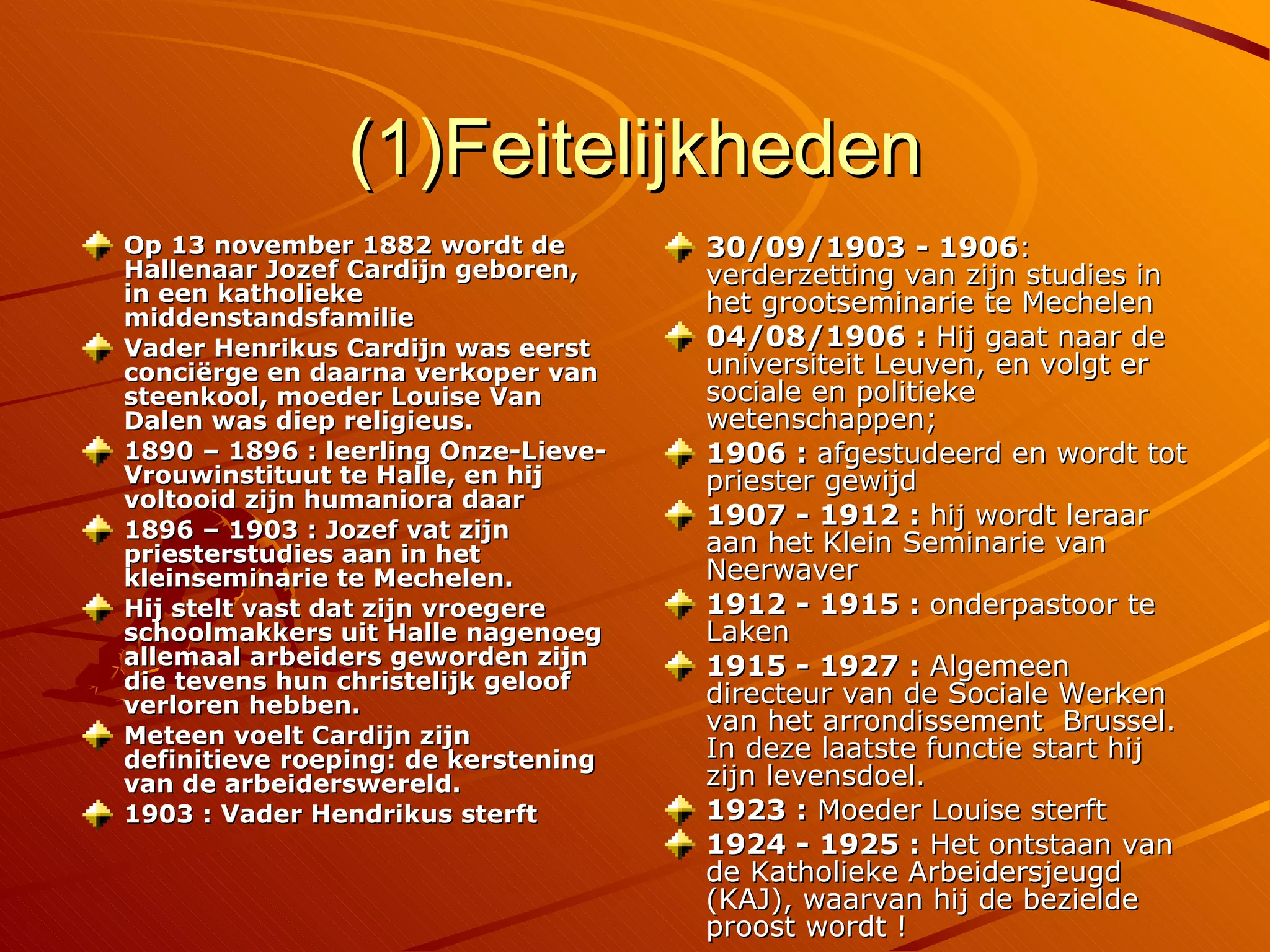 Kardinaal Jozef Cardijn | PPT | Christianity | Religion & Spirituality