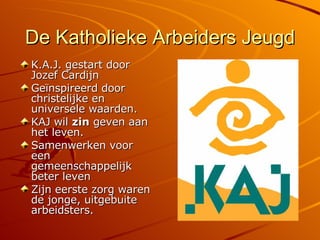 Kardinaal Jozef Cardijn | PPT | Christianity | Religion & Spirituality